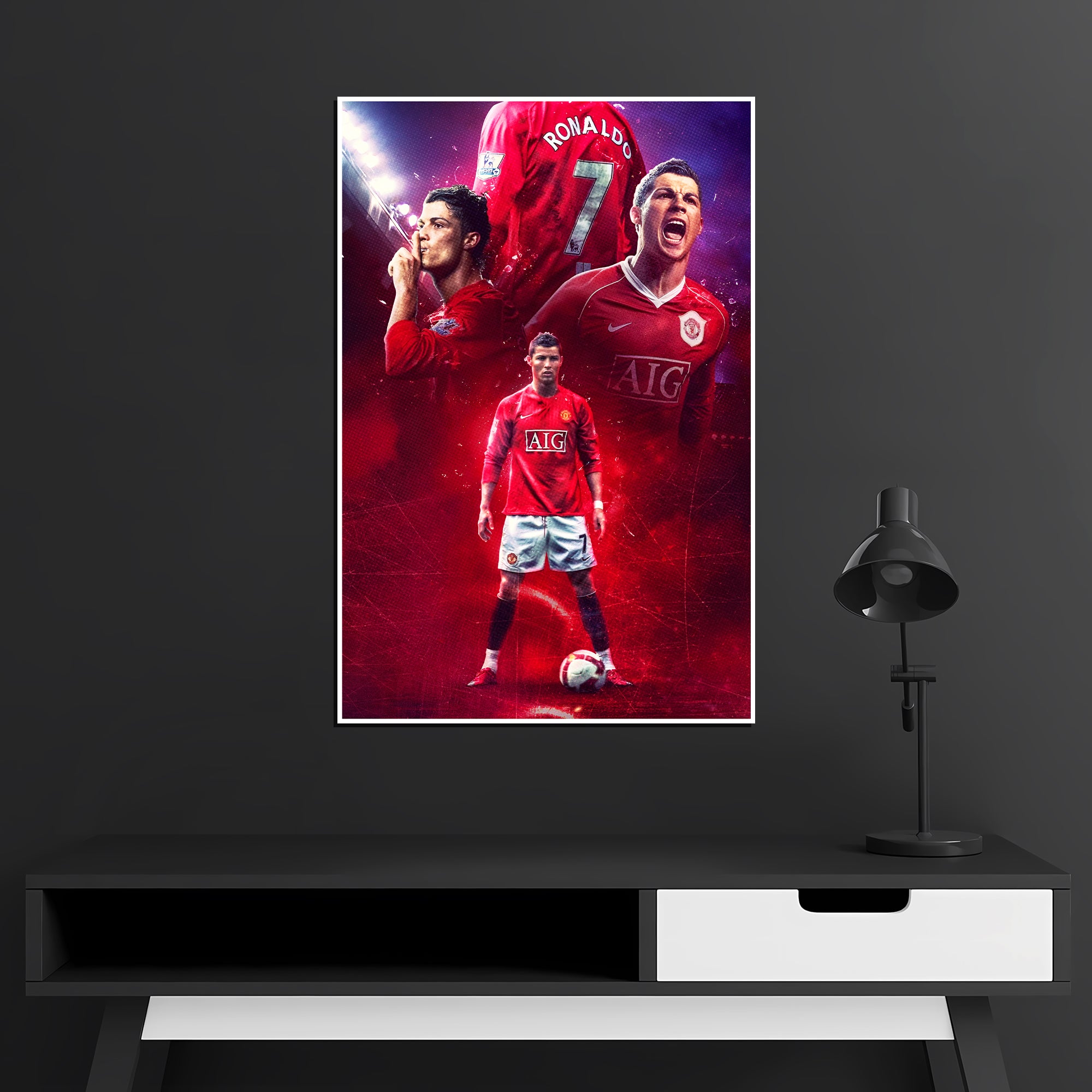 CR7 - Cristiano Ronaldo - Football Poster – MODERN GALLERY MART