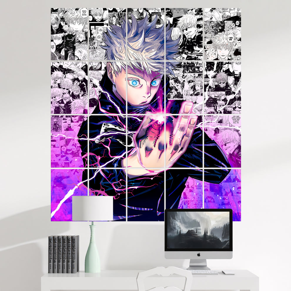 20 Jujutsu Kaisen Satoru Gojo - Manga Poster - A4 Size (8.3 x 11.7 inc ...