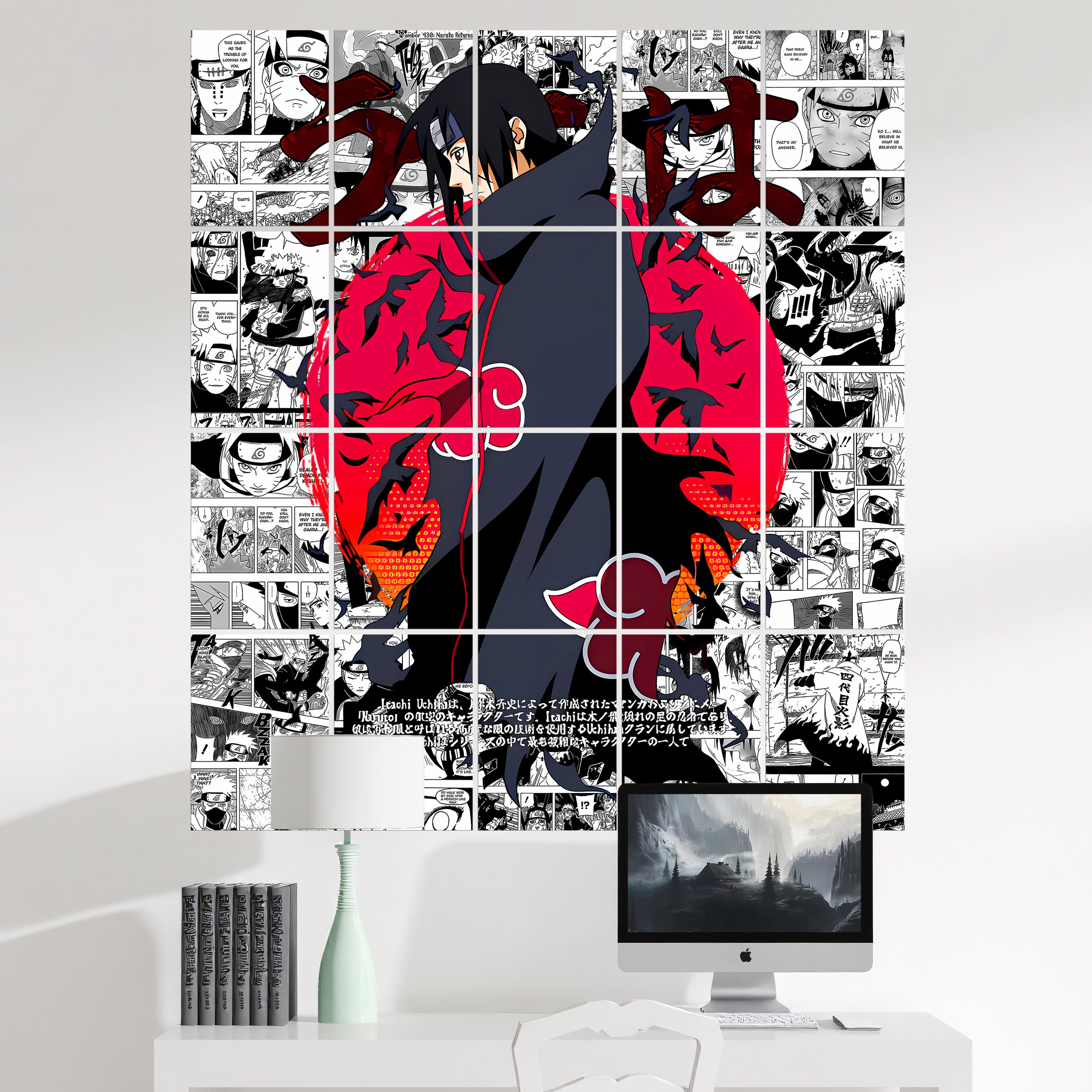 20 Naruto Itachi Uchiha #1 - Manga Poster - A4 Size (8.3 x 11.7 inch ...